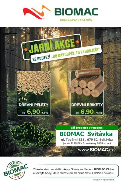 Prodej ekopaliv Biomac | www.flamex.cz | Stavebniny Svitávka, Boskovice ...